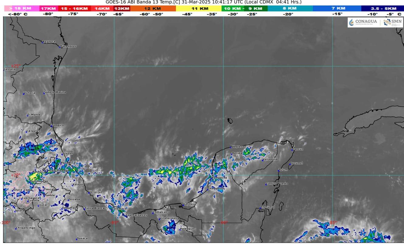 Tiempo | Prevén calor de 40°C y chubascos en Quintana Roo