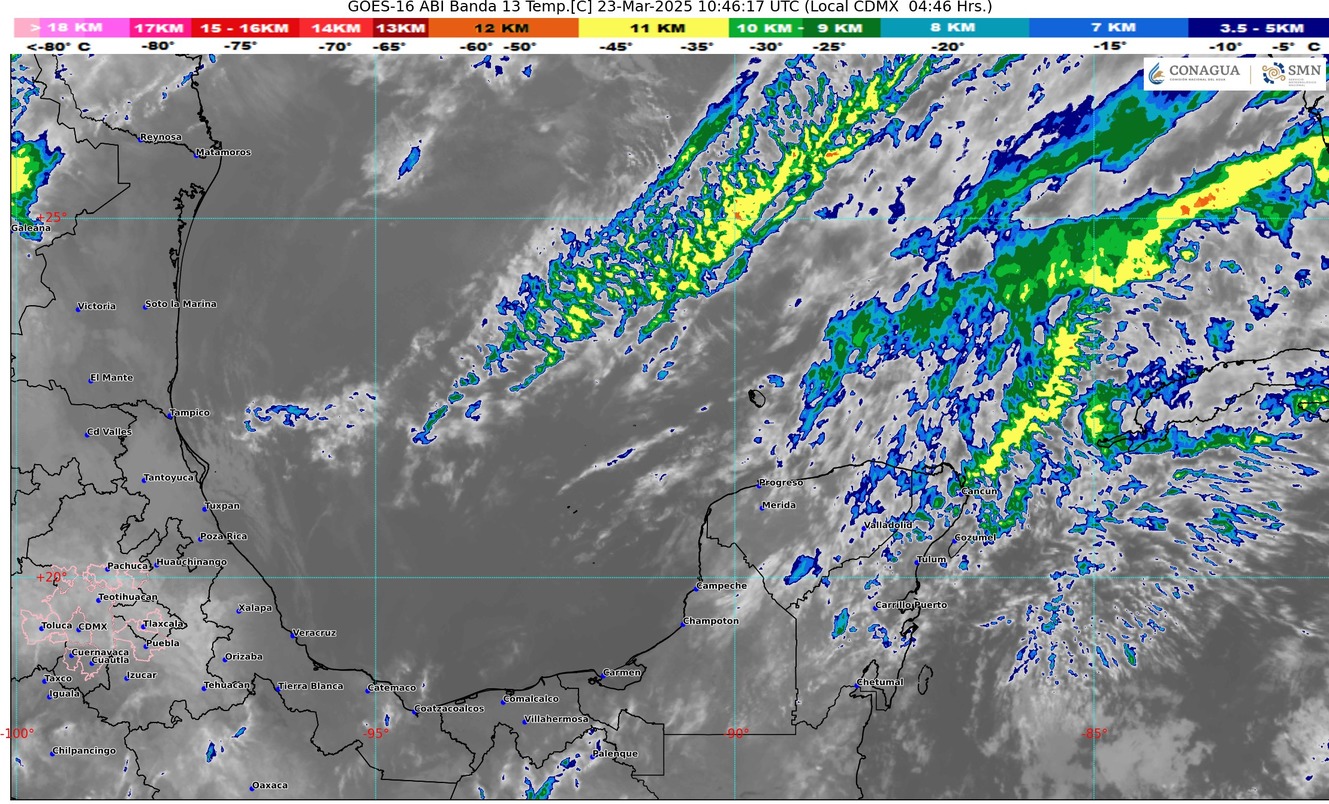 Tiempo | Prevén chubascos aislados y calor en Quintana Roo