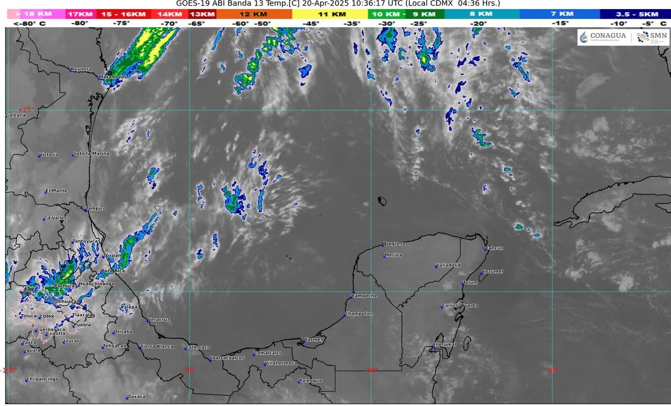 Quintana Roo | Continúa el calor de 39°C y los nublados