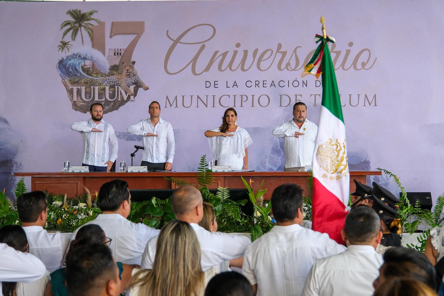 Aniversario de Tulum incluye plan de mil 109 domos escolares