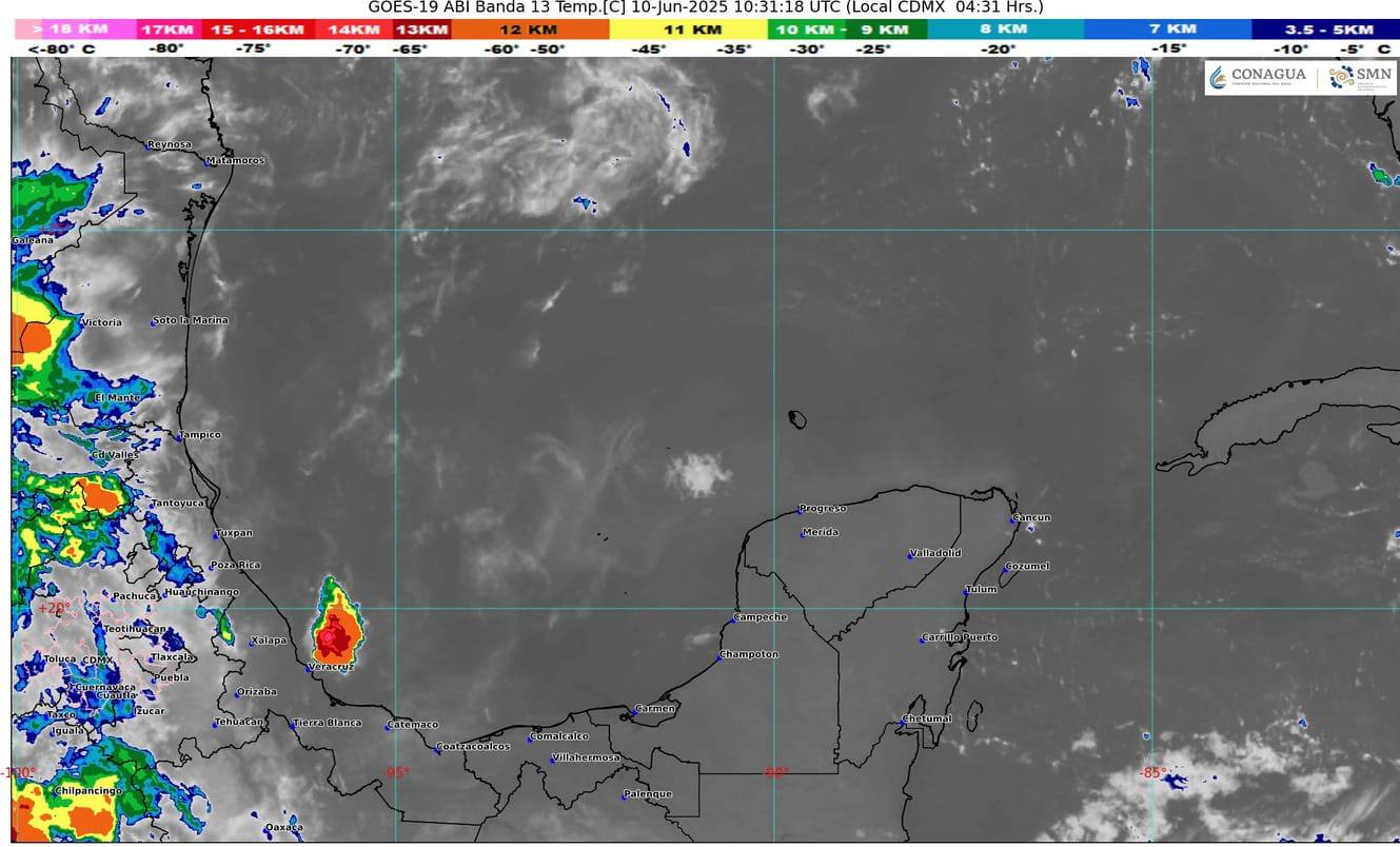 Quintana Roo espera temperaturas de 40°C y chubascos