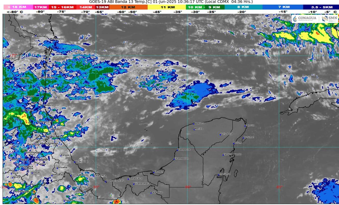Quintana Roo enfrenta lluvias y calor